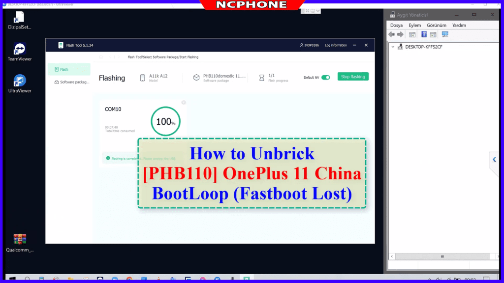 How to Unbrick OnePlus 11 5G – PHB110, CPH2447, CPH2449, CPH2451 Stock ...