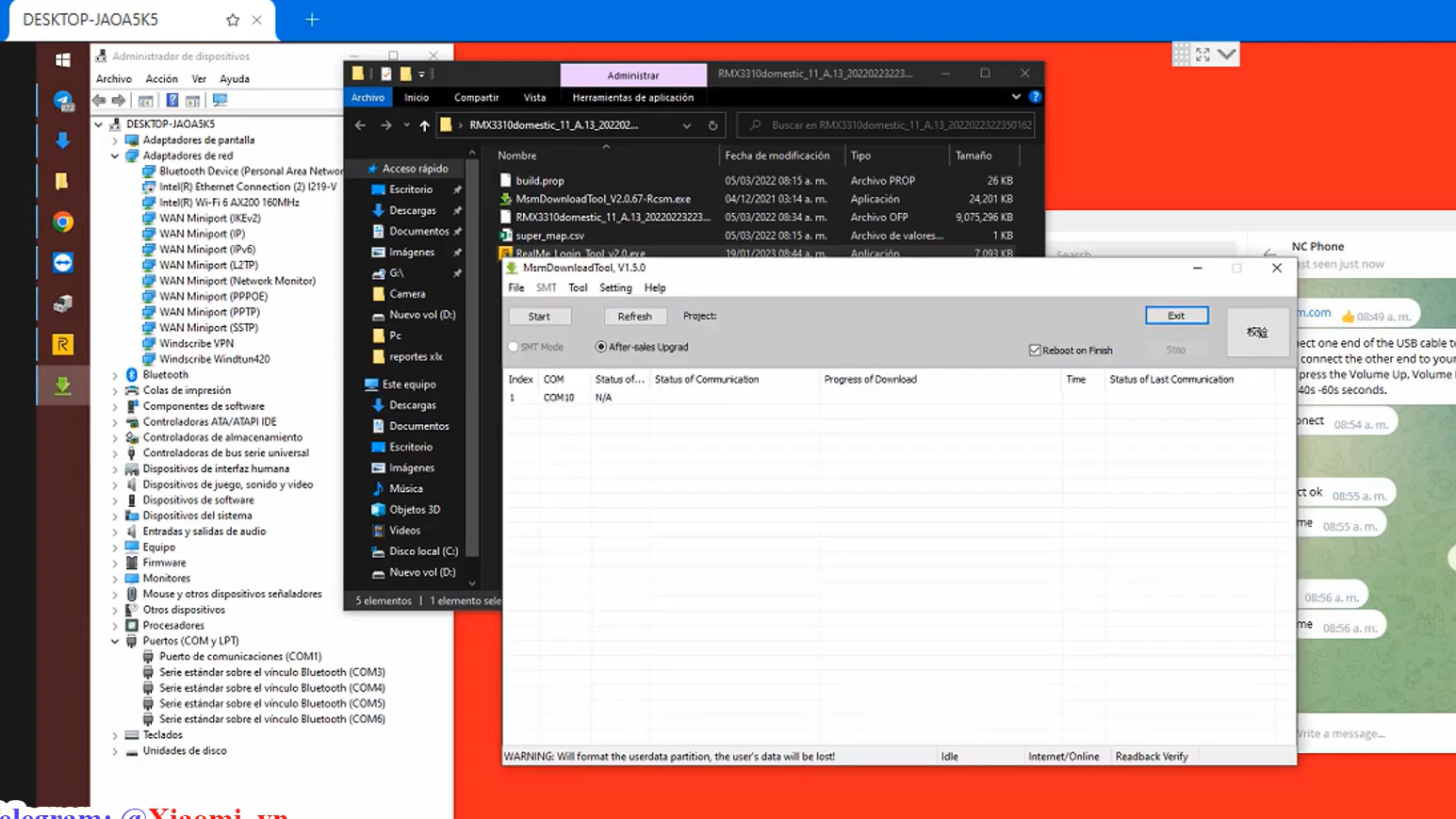 How to Unbrick Realme GT2 RMX3310, RMX3311 Stock Firmware ROM (Flash File)