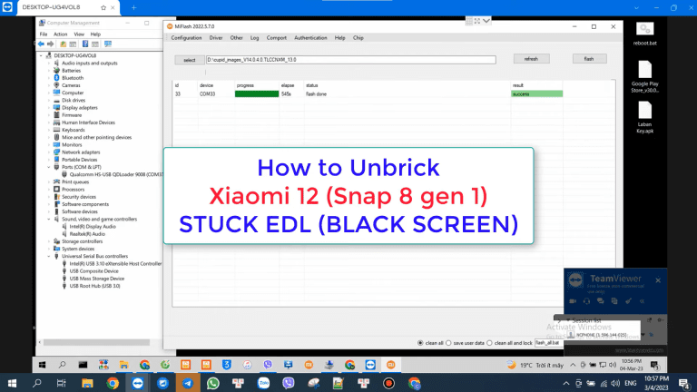 How to Unbrick Xiaomi 12, 12 Pro. Official Flash File (Stock ROM)