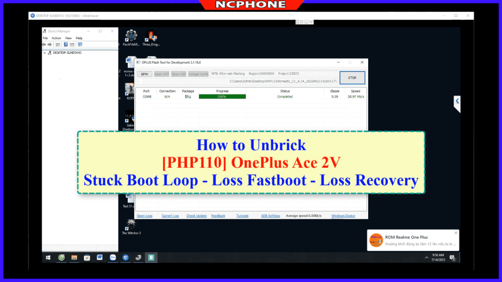 How to Unbrick Realme GT Neo 5 (RMX3706, RMX3708), GT3 (RMX3709 ...