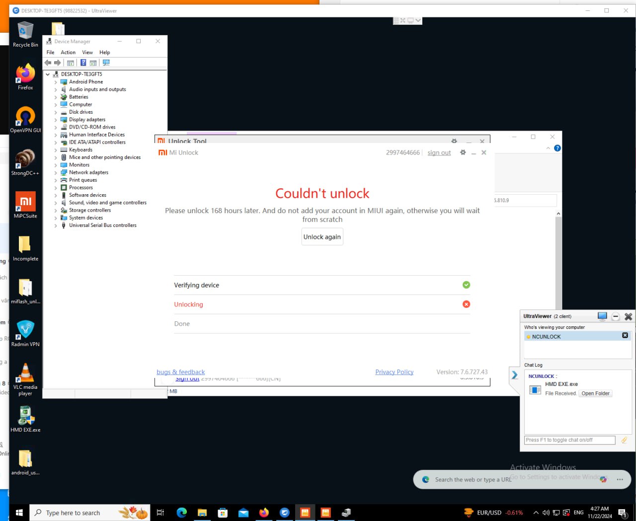 How to fix the place where the account is registered does not match ...