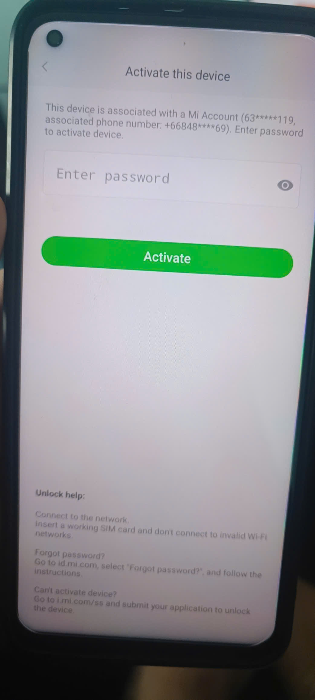 Xiaomi Mi Account Remove Thailand – ปลดล็อคบัญชี Xiaomi ประเทศไทย